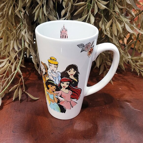 Disney | Dining | Tall Disney Princess Coffee Mug Disney Castle | Poshmark